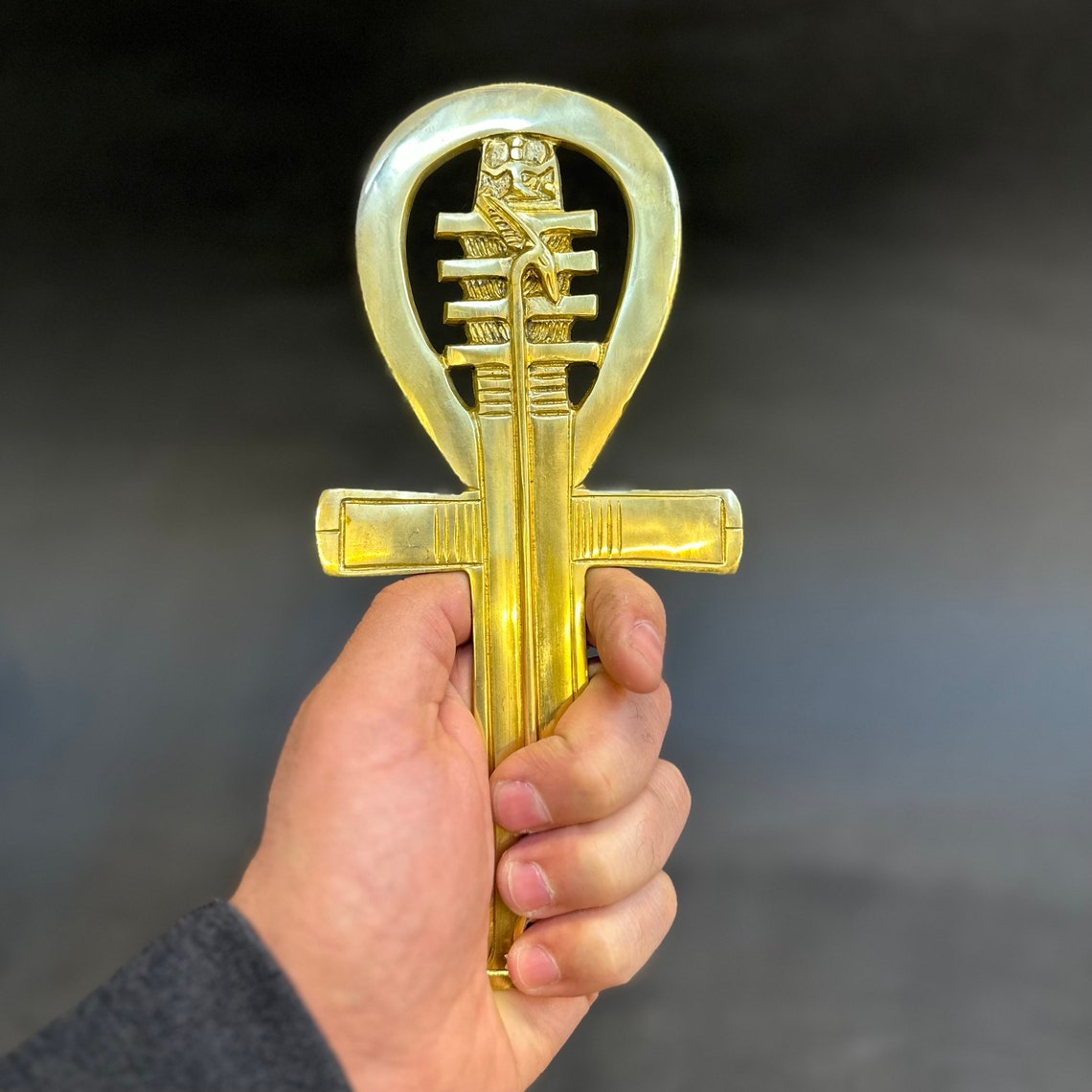 Egyptian Ankh Key of Life, Djed Pillar and Was Scepter Replica - Etsy