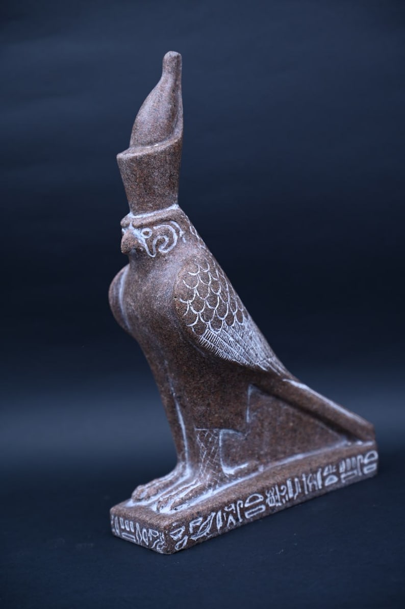 Ancient Egyptian Falcon God Horus Statue - Etsy