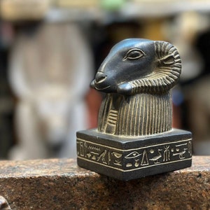 Ancient Egyptian Ram God of Creation, Egyptian God Khnum Statue. - Etsy