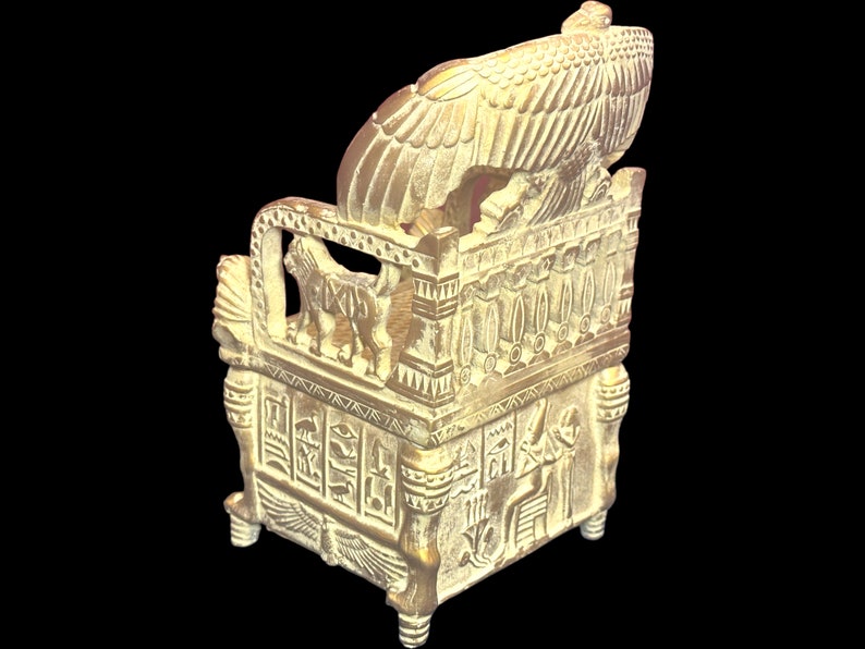 Golden Throne of Tutankhamun_ Beautiful Piece of the Treasure - Etsy