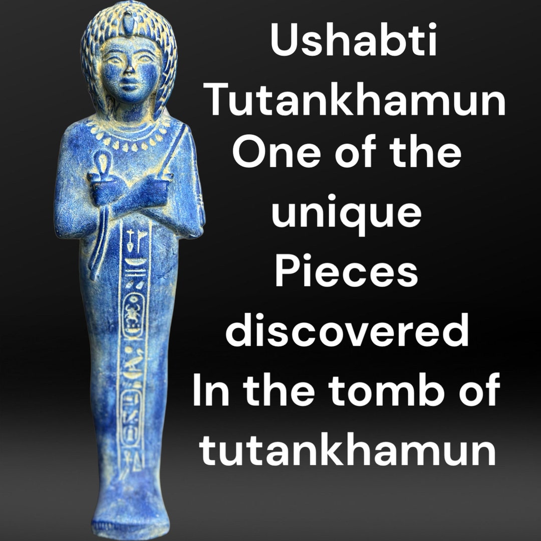 Unique Ushabti Statue From Tutankhamun Tomb -ancient Egyptian Mythology ...