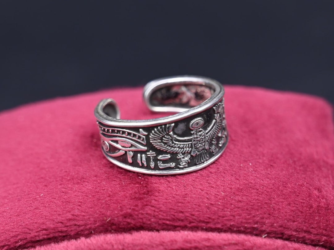 Horus Ring-amazing Ring the Symbol of Good Luck-good Life-ancient ...