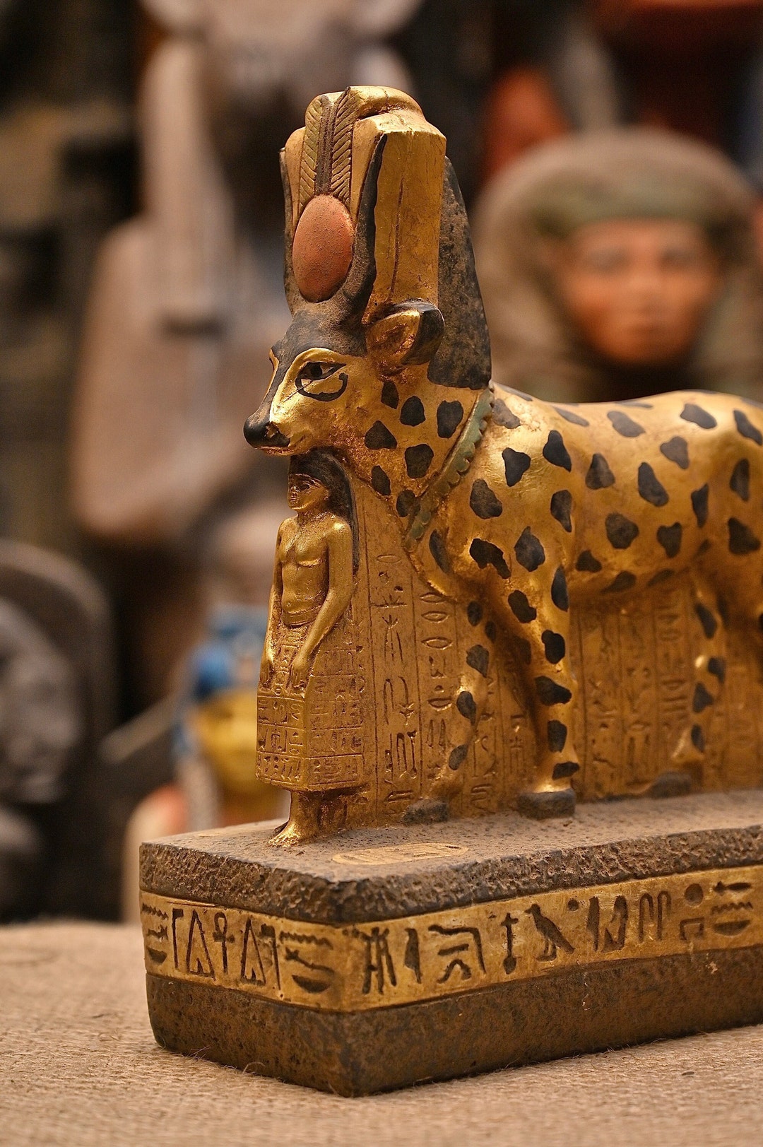 An Egyptian Statue of the Goddess Hathor in the Form of a Cow - Etsy