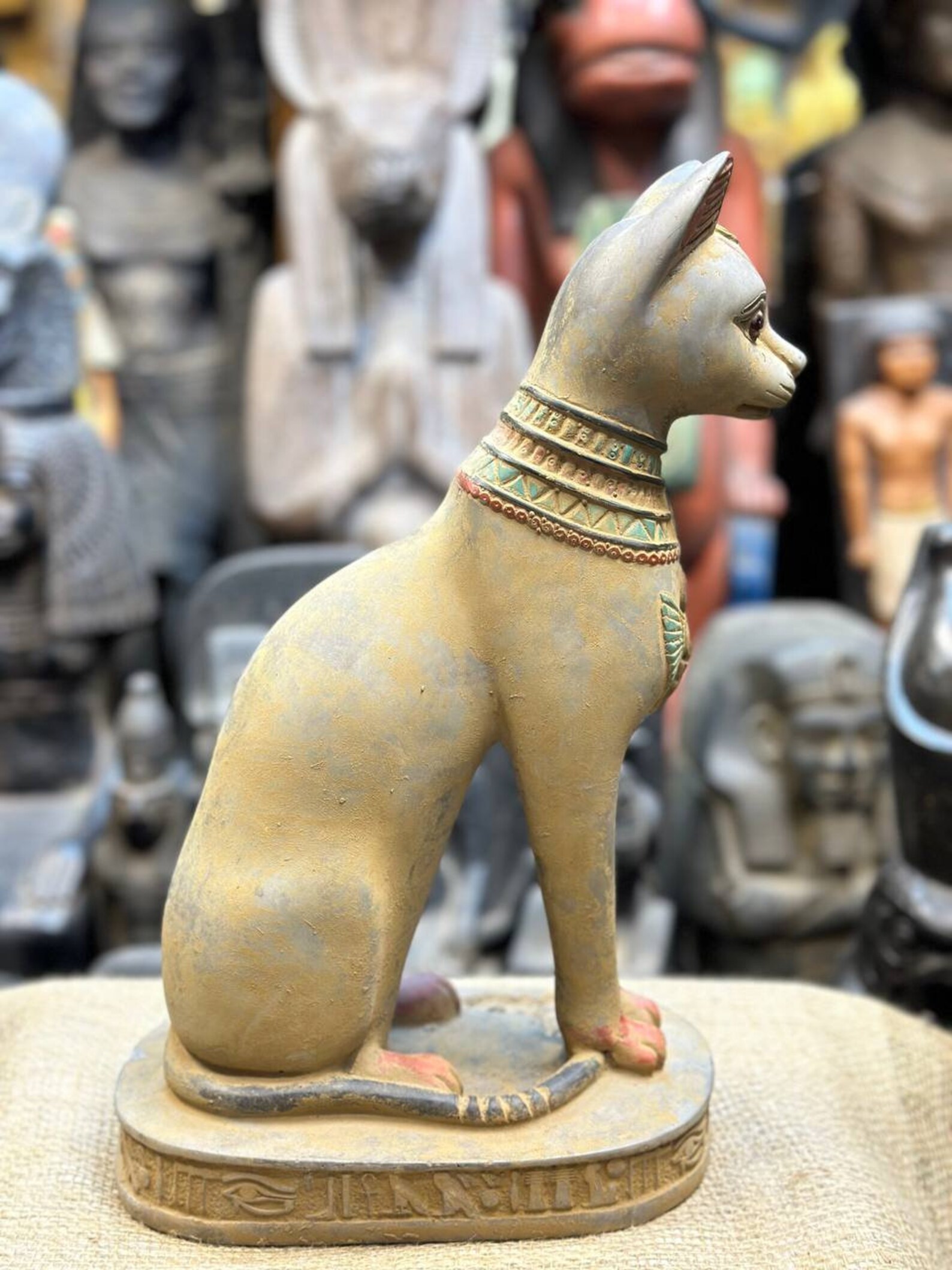 Pretty Bastet Statue-egyptian Pharaonic Statues-goddess of the Home ...