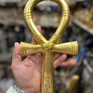 Golden Egyptian Key of Life/symbol of Long Life-good Life-egyptian ...