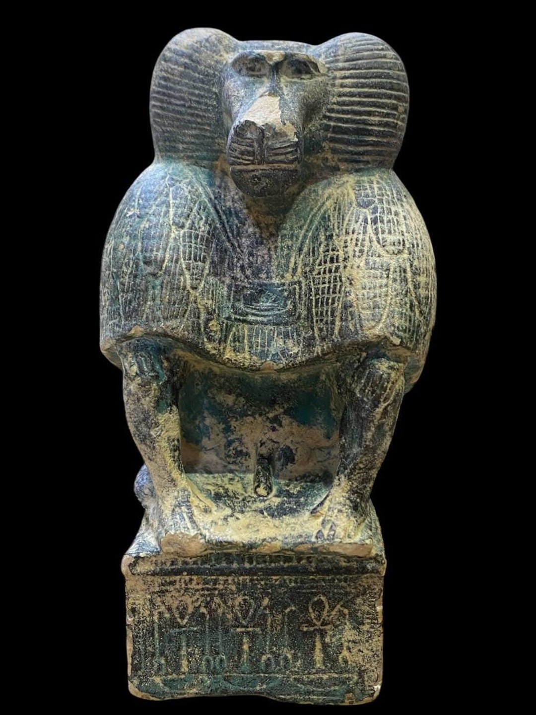 Thoth Baboon Statue God of Wisdom, Writing and Moon Replica Egyptian ...
