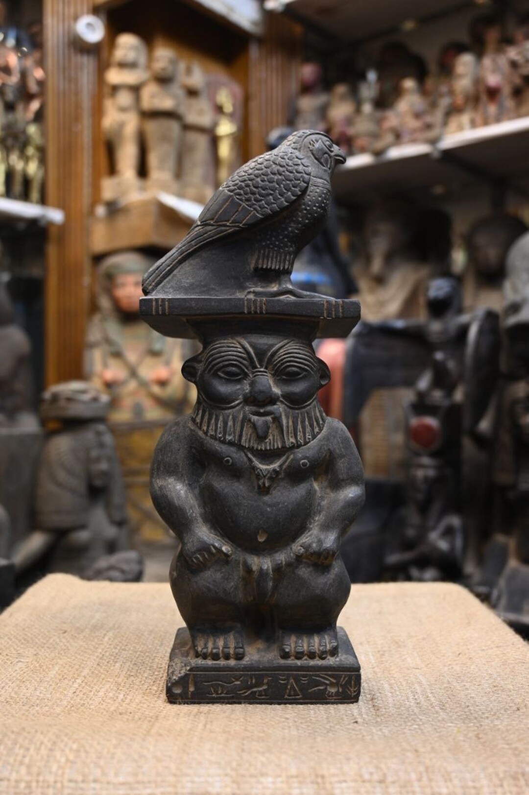 Nice Bes Statue Egyptian God of Fun Pleasure in Ancient - Etsy UK