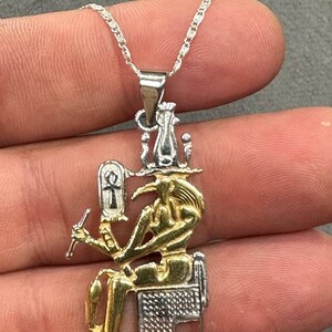 Thoth Egyptian Amulet-pendant - Handcrafted - Egyptian Goddess ...