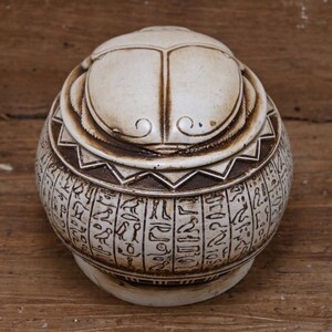 Beautiful Egyptian Jewelry Box-as Scarab Stone Made Light and Sold ...