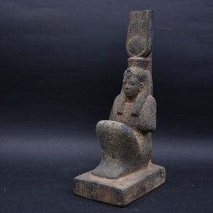 Hathor With Sun Disk Statue -egyptian Goddess of Heaven,love,beauty ...