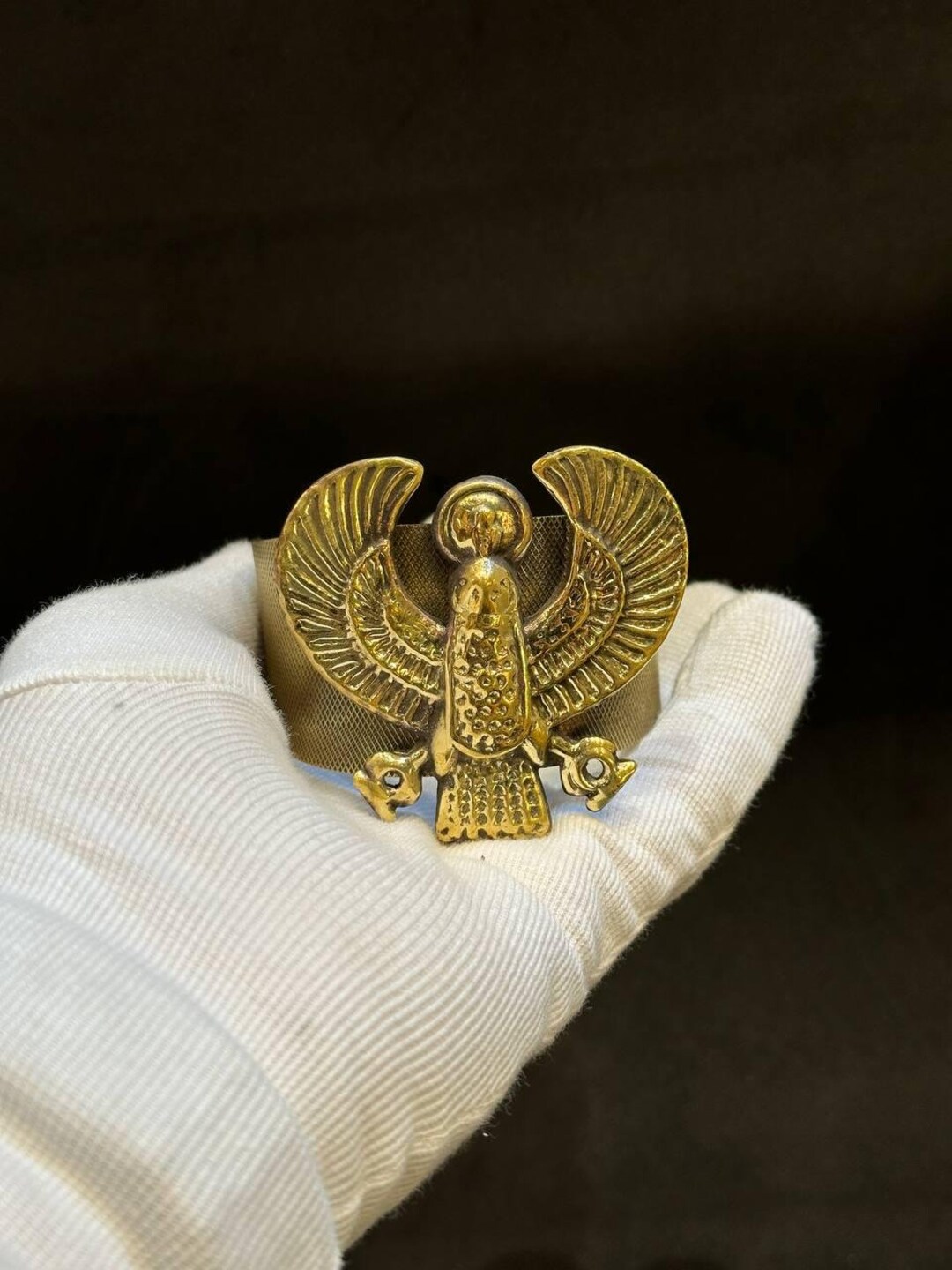 Horus Falcon Bracelet,god of Protection and Peace Copper Made Replica ...