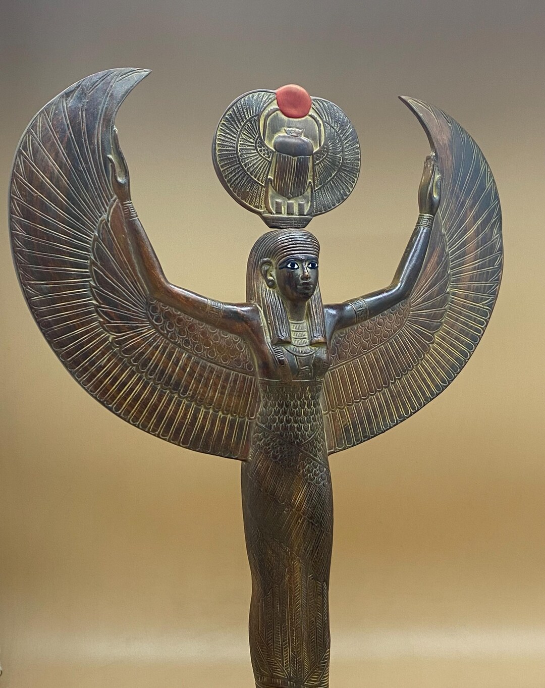 Gorgeous Egyptian Goddess Isis Statue Ancient Egyptian Goddess of Love ...