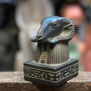 Ancient Egyptian Ram God of Creation, Egyptian God Khnum Statue. - Etsy