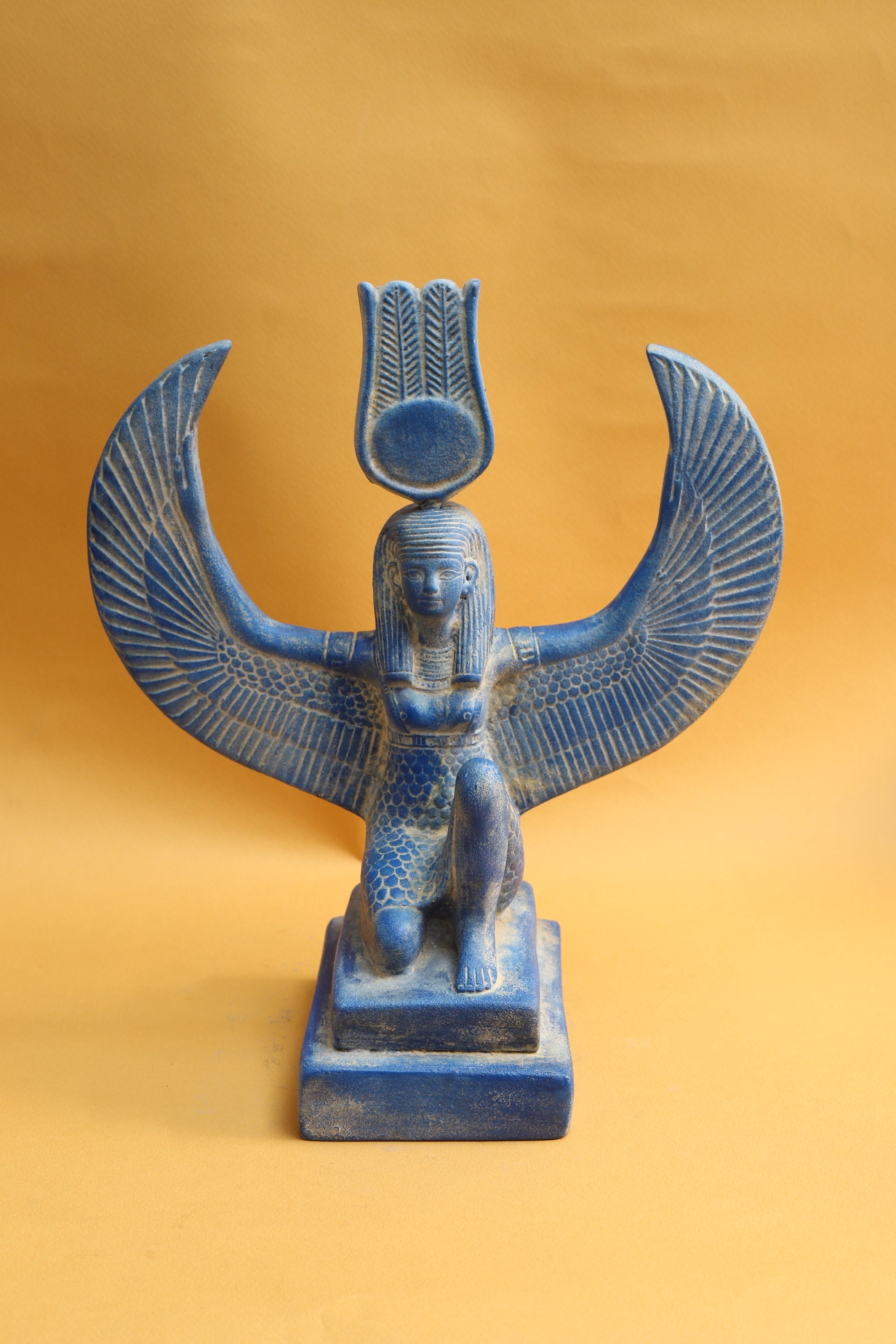 Winged Isis Statue, Egyptian Goddess Replica - Etsy