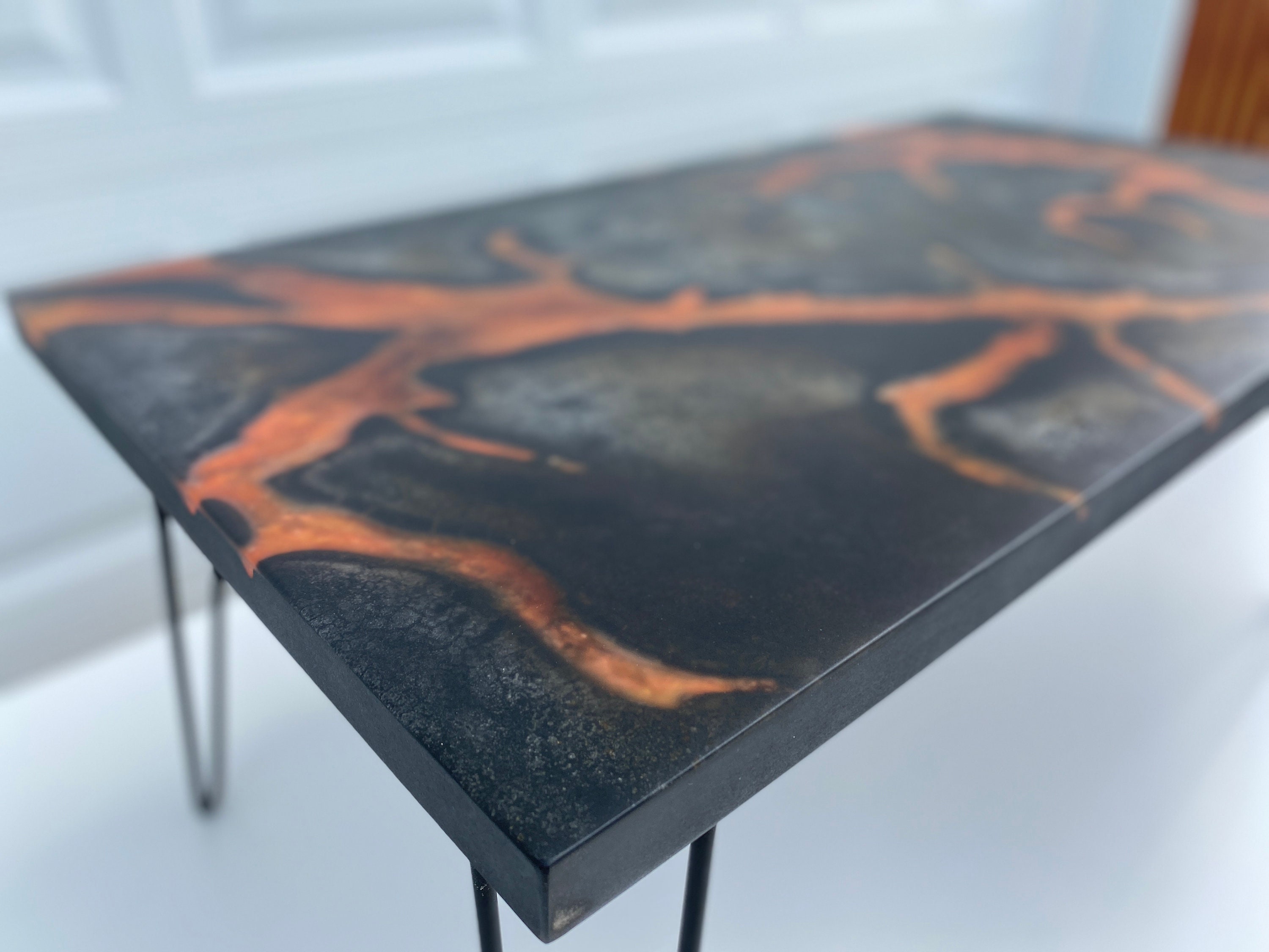 Epoxy Lava Table - Etsy