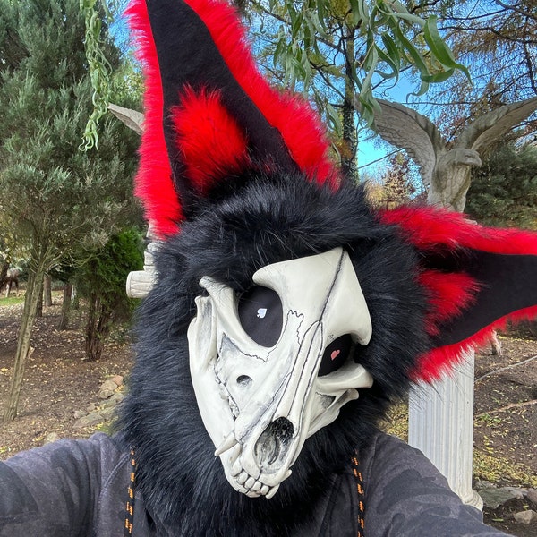 Fursuit Skulldog Partial - Etsy