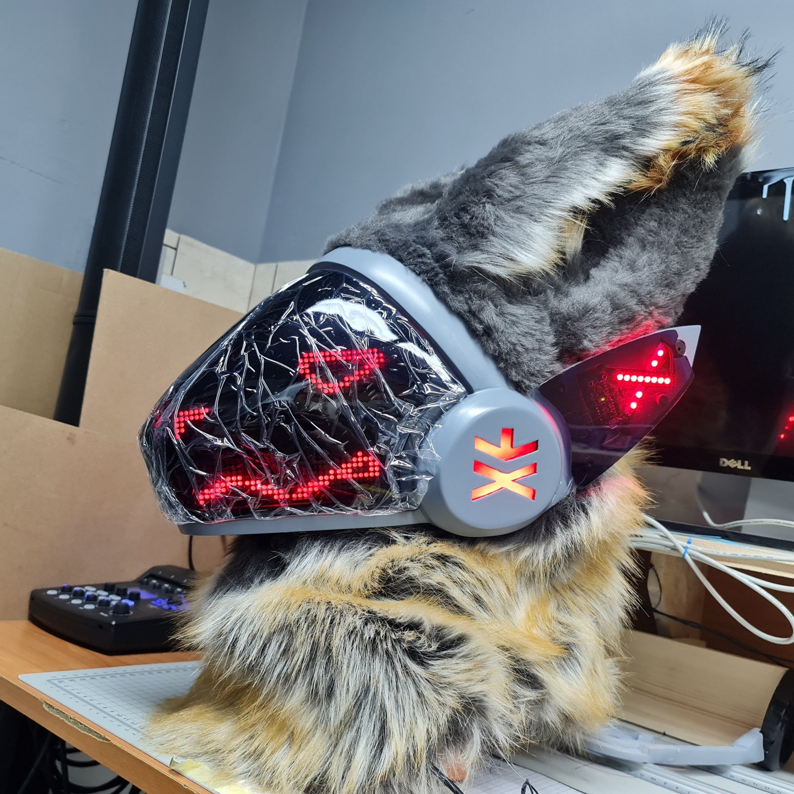 Protogen Fursuit Head