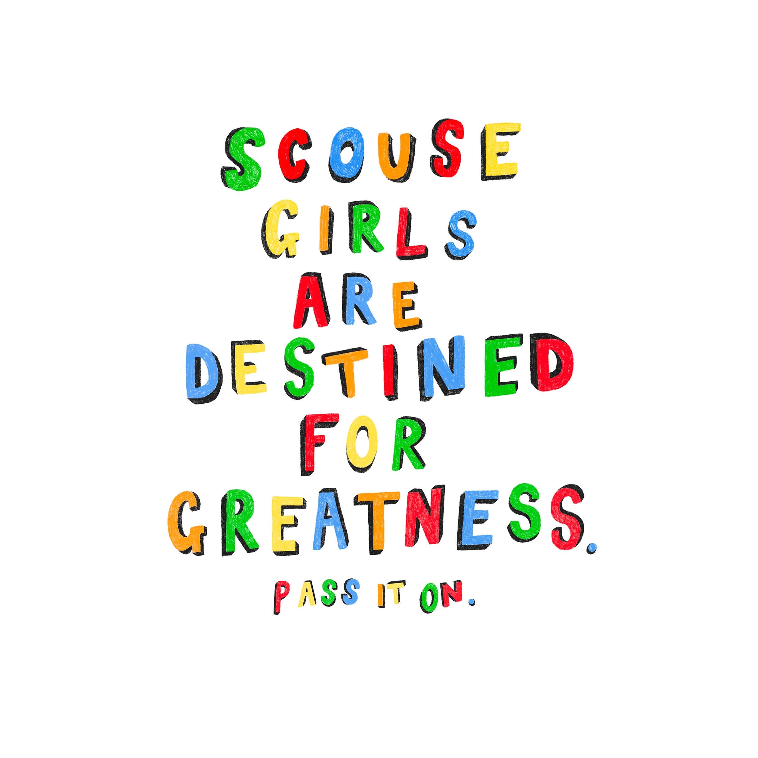 A3 'scouse Girls Are Destined for Greatness' Art Print. - Etsy UK