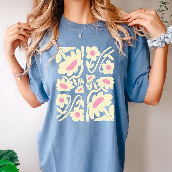 Daisy Yellow Shirt - Etsy