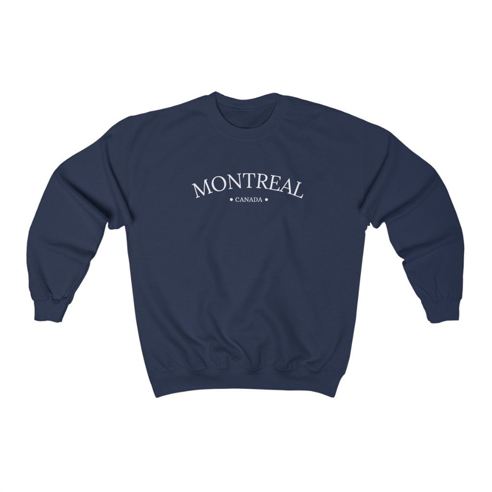 Montreal Sweatshirt Canada Sweater Unisex Crewneck Quebec - Etsy