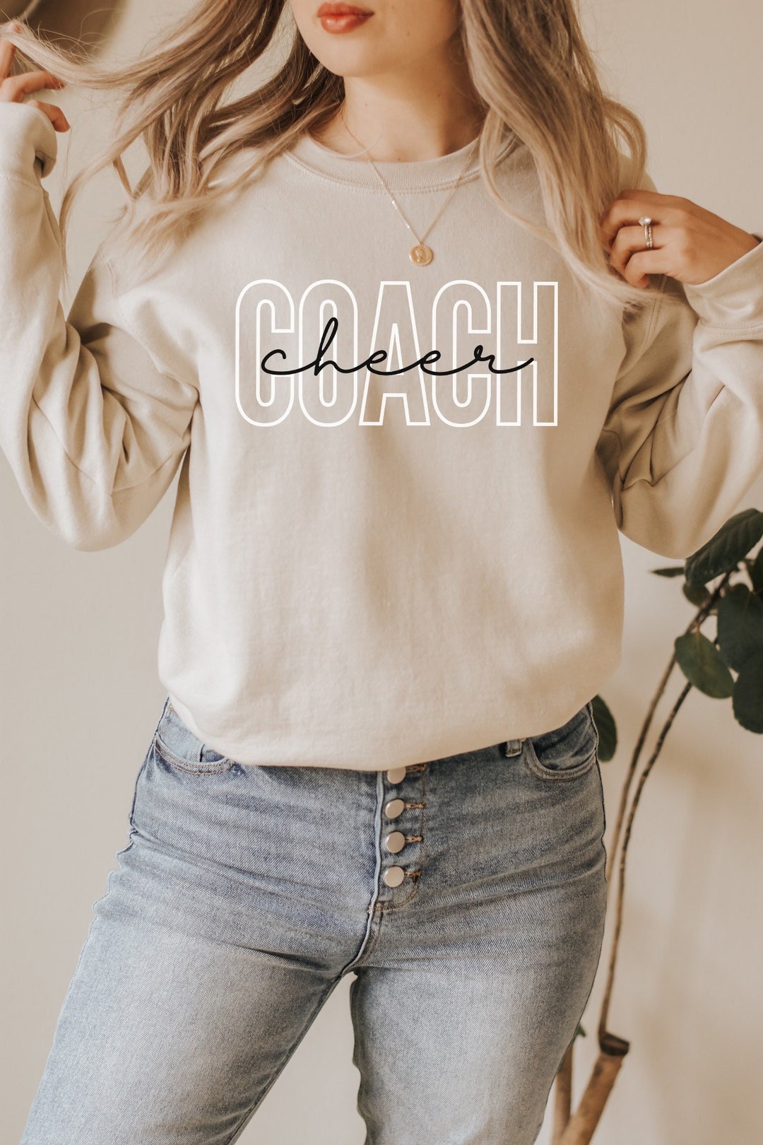 Cheer Coach Sweater, Cheer Shirts, Gift for Cheerleading Coach, Cute ...