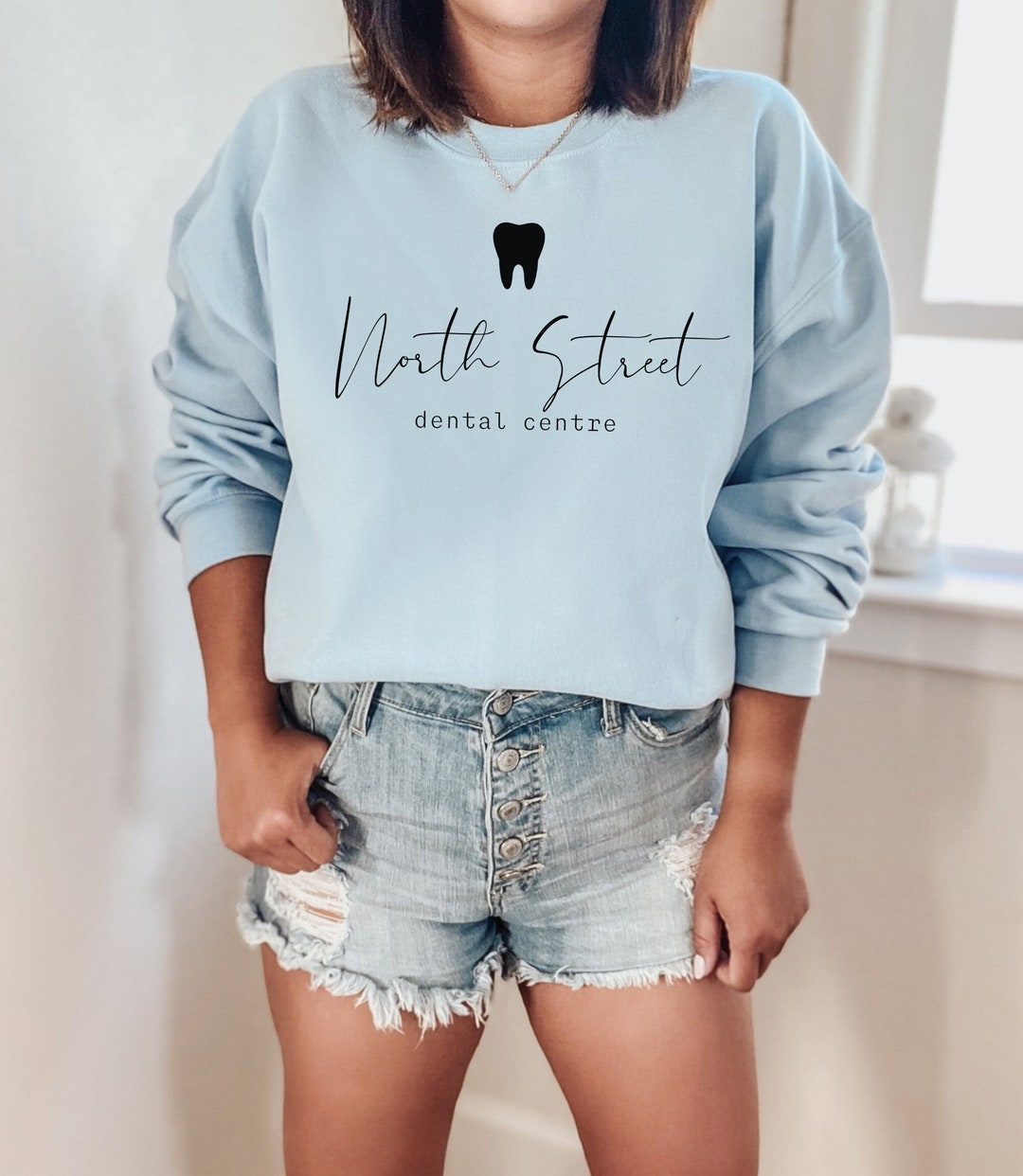 Custom Dental Office Sweater, Personalized Dentist Name Shirt ...