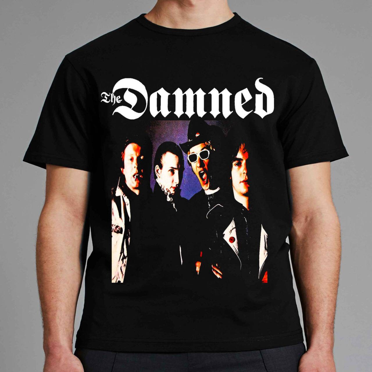 The Damned UK Tour 2023 T-Shirt, Dave Vanian, Brian James, Captain ...