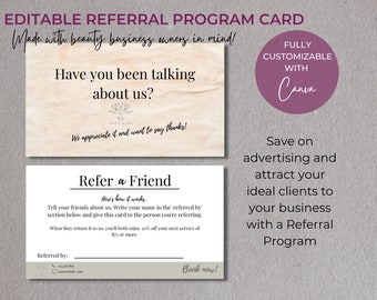 Referral Program Template - Etsy
