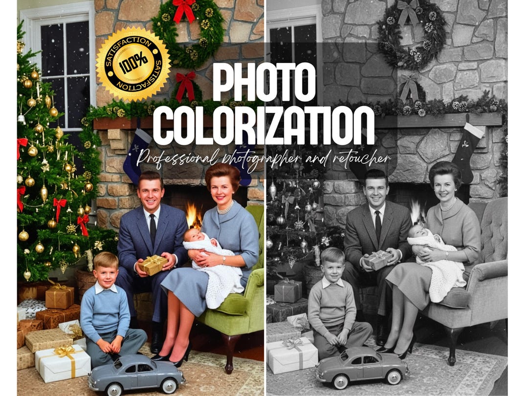 Professional Digital Photo Colorization (digital File Only) - Colorize ...