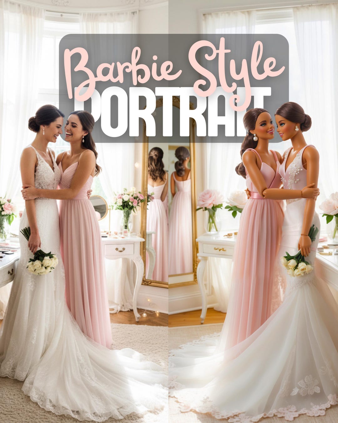 Barbie-style Portrait From Photo | Empowered Woman Avatar | Gift for ...