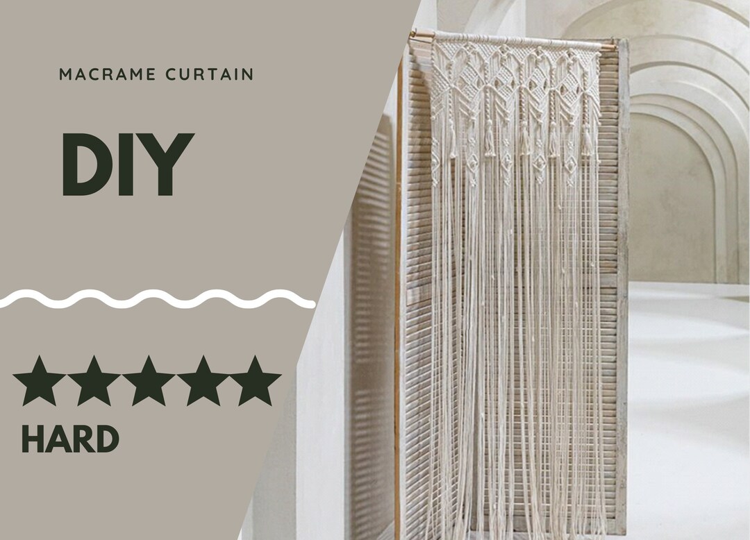 Macrame Wall Hanging Pattern for Large Headboard, Large Macrame ...