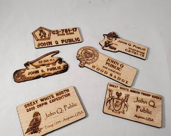 Scout Name Badge - Etsy