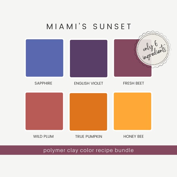 Fall Color Palettes - Etsy