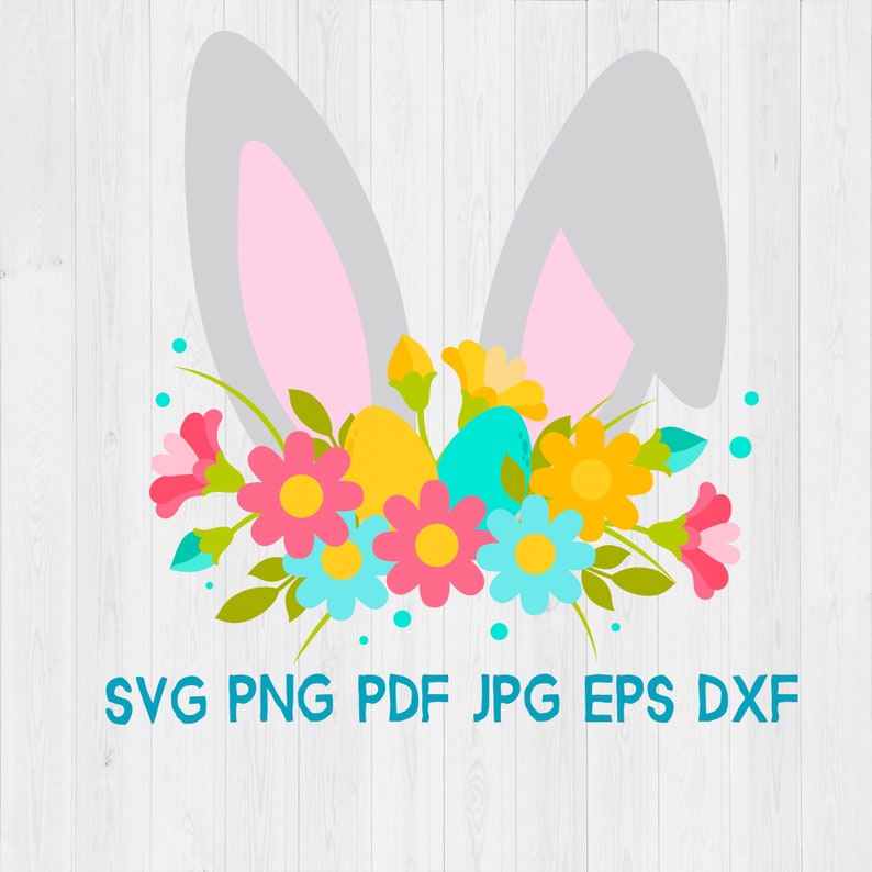 Rabbit Ears Bunny Ears SVG PNG EPS Instant Digital Download Easter ...