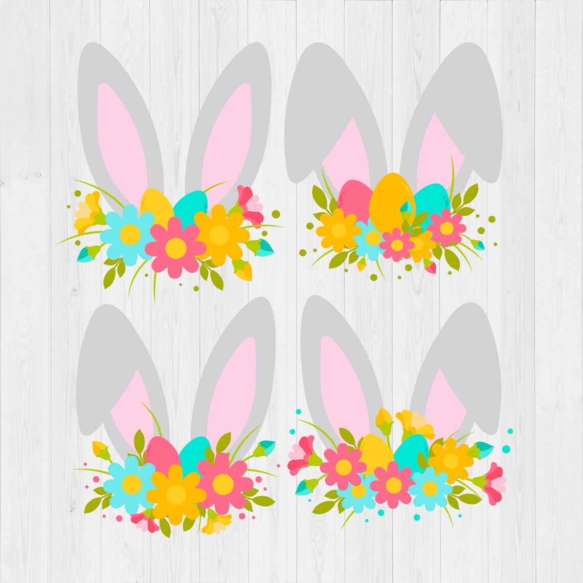 Rabbit Ears Bunny Ears SVG PNG EPS Instant Digital Download Easter ...
