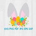 Rabbit Ears Bunny Ears SVG PNG EPS Instant Digital Download Easter ...