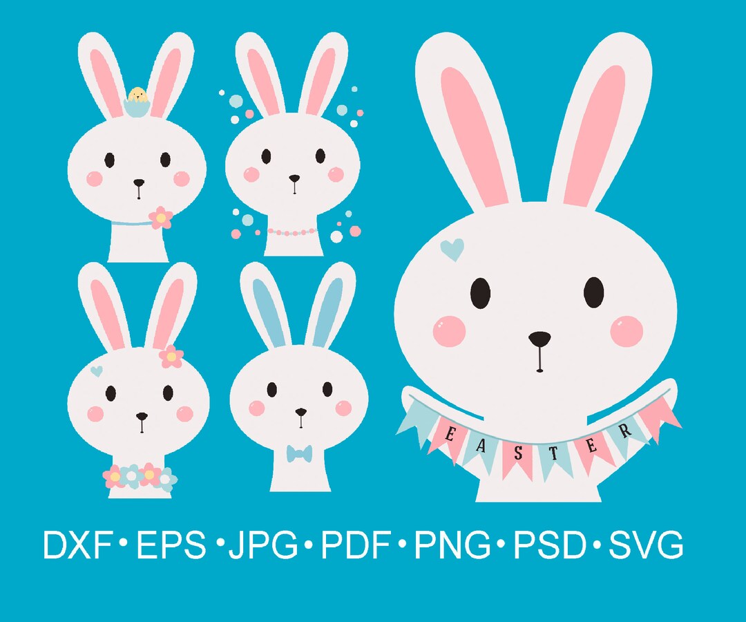 Easter Bunny Svg Bunny Rabbit SVG Rabbit Svg Png Jpg Eps Pdf Dxf ...
