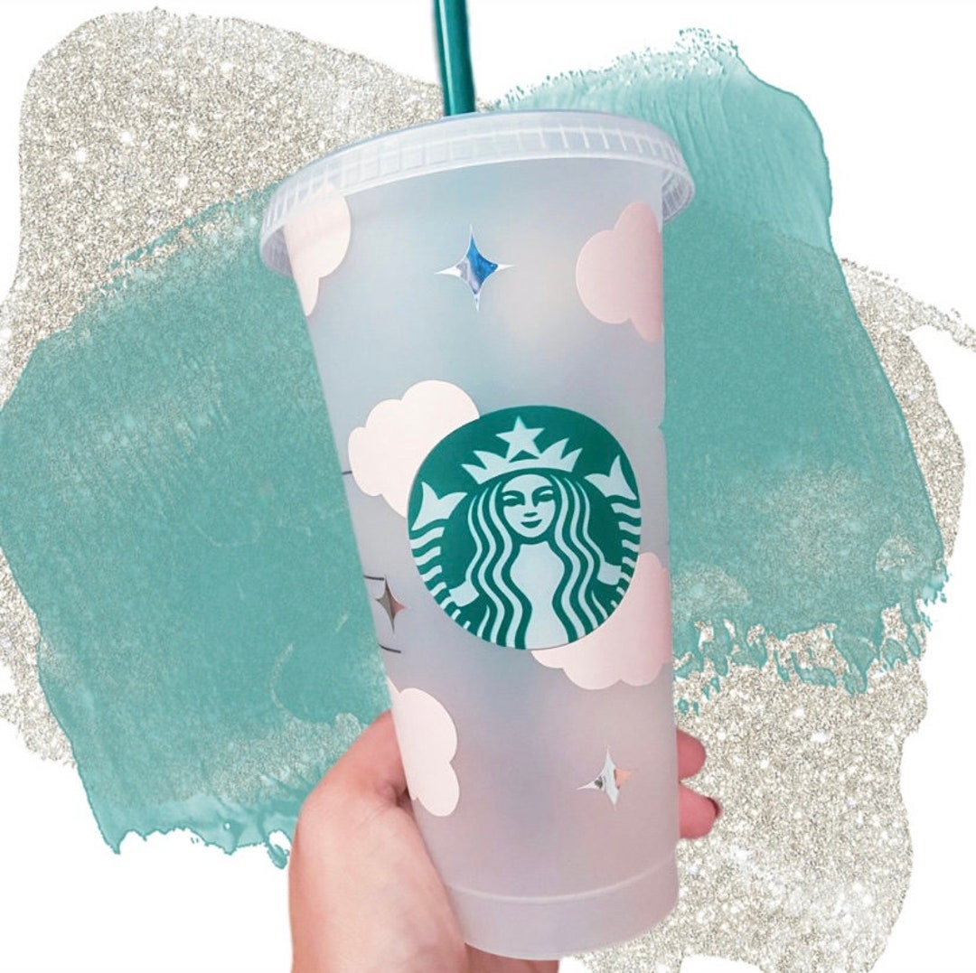 Starbucks Cold Cup With Clouds Starbucks Cold Cup With Option & Clouds ...