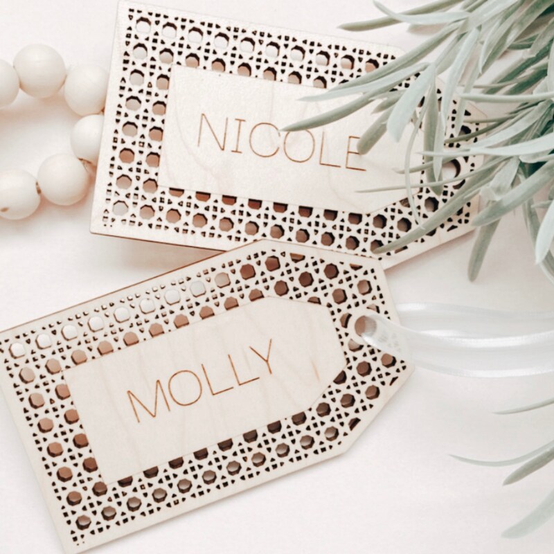 Engraved Wood Tags - Etsy