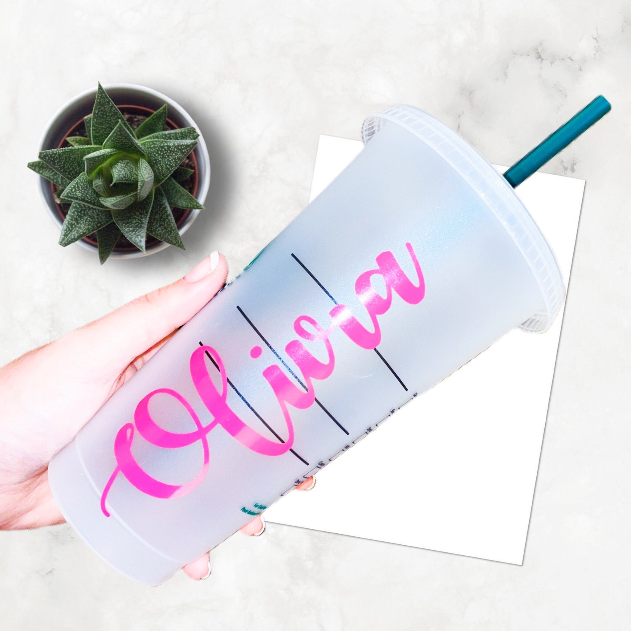 Starbucks Cold & Hot Coffee Cup Name Personalized Custom Cup. - Etsy