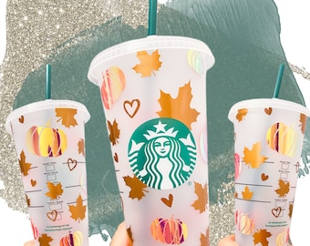 Fall Starbucks Cup | Etsy