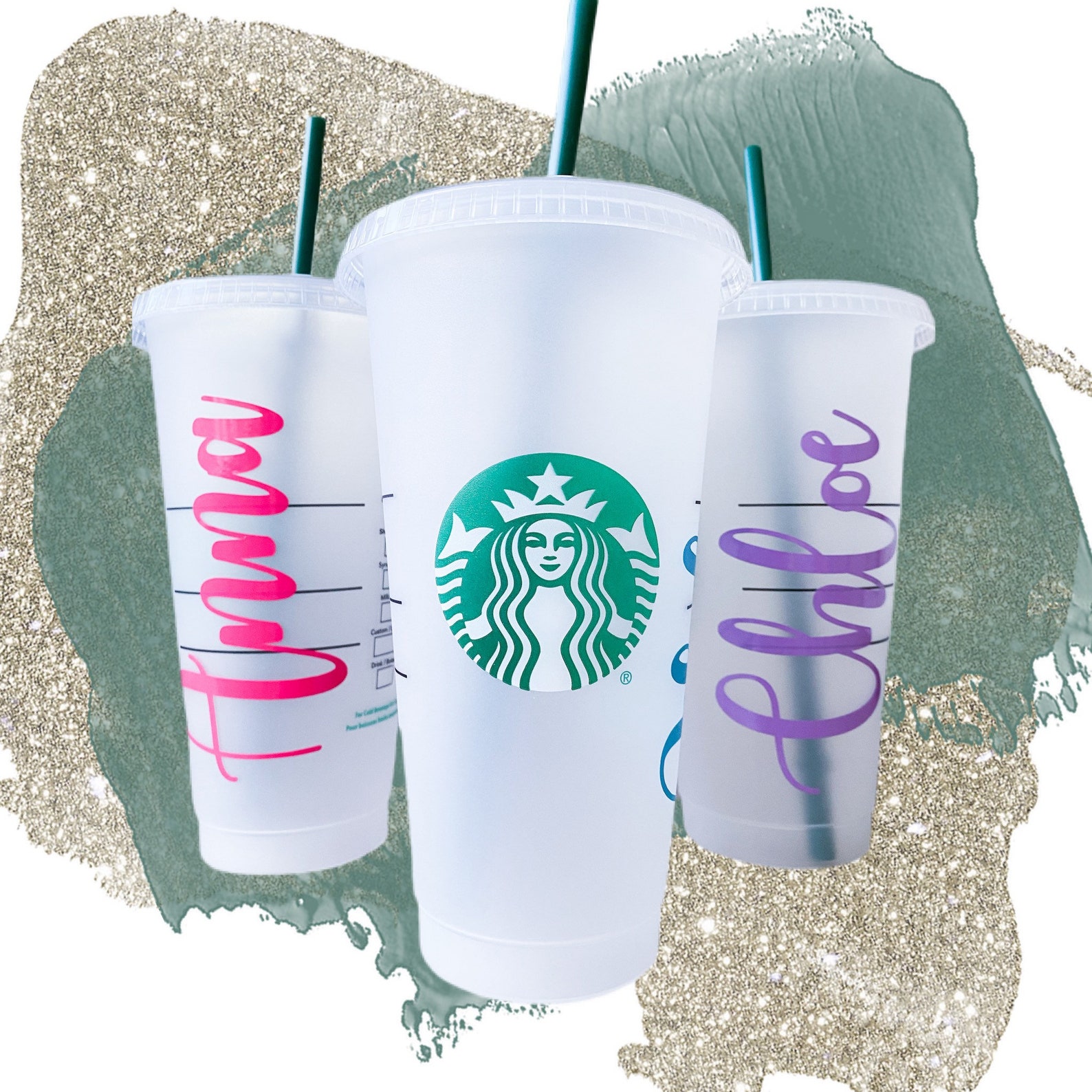 Starbucks Cold & Hot Coffee Cup Name Personalized Custom Cup. - Etsy