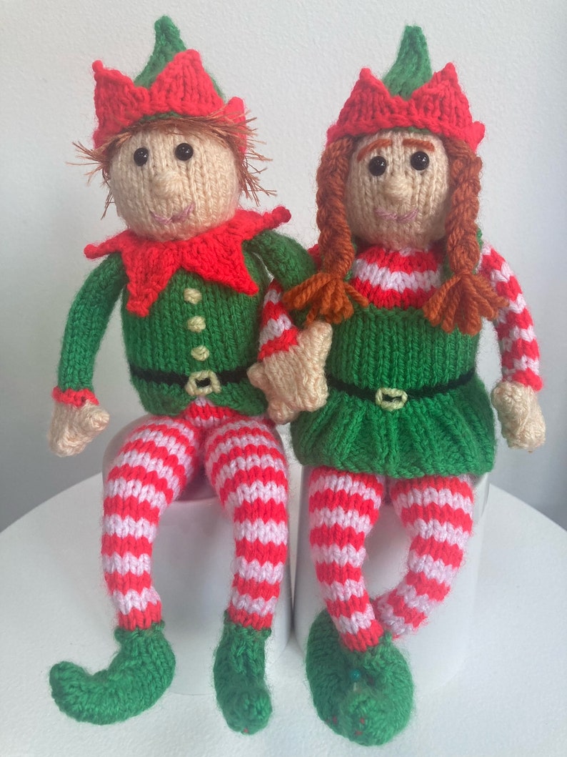 Small Elves KNITTING PATTERN - Etsy
