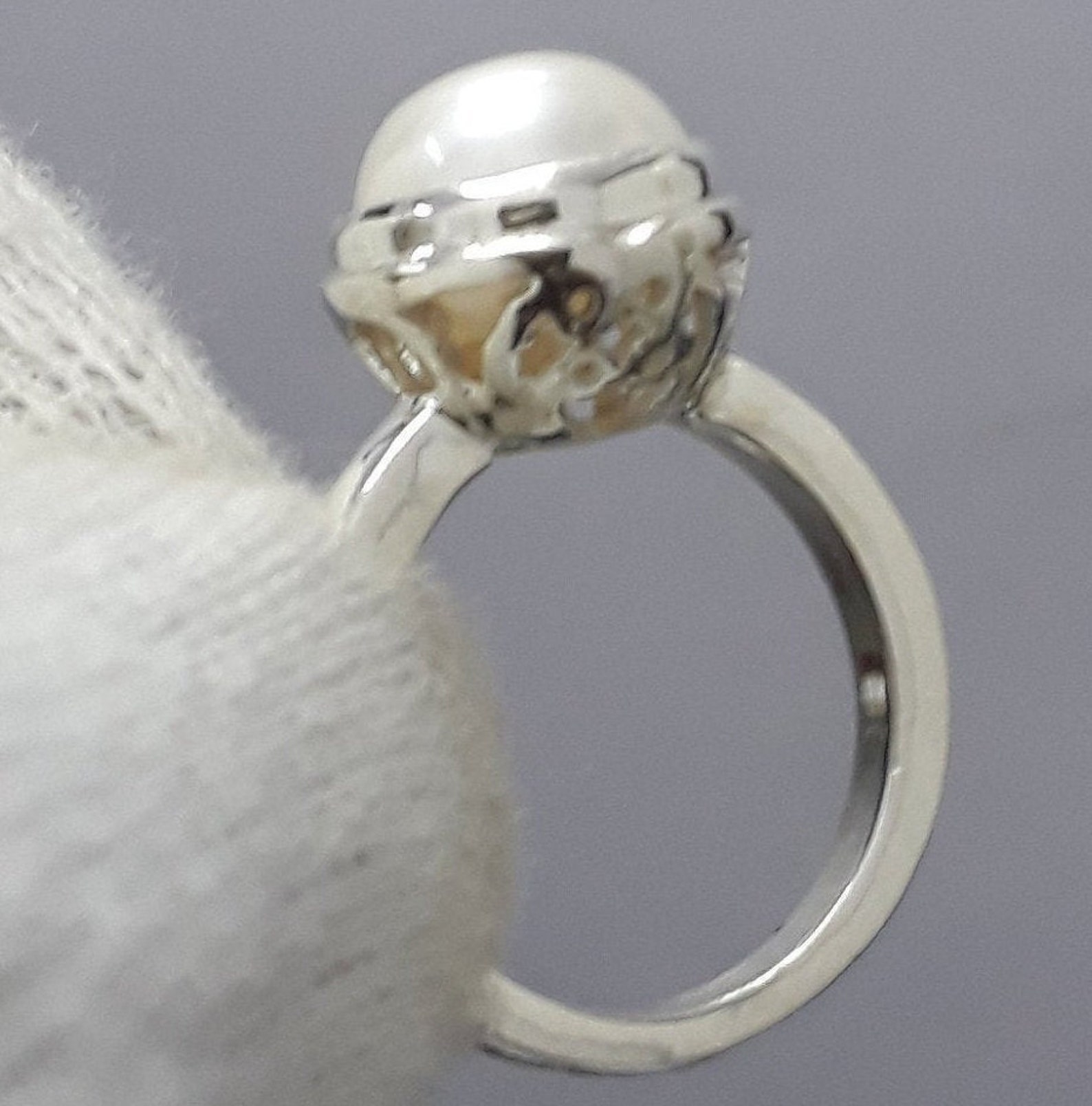 5.25 Ratti Pearl/Moti Ring for Astrological Purpose 925 | Etsy