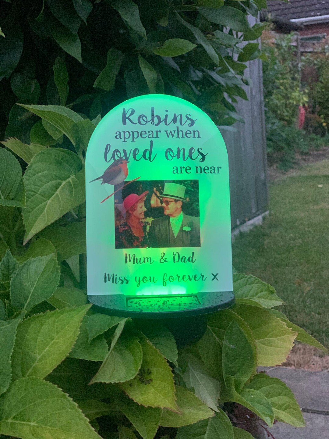 Solar Light Memorial, Garden Light, Colour Changing Solar Light, Garden ...