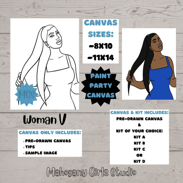 Pre Drawn Canvas Church - Etsy