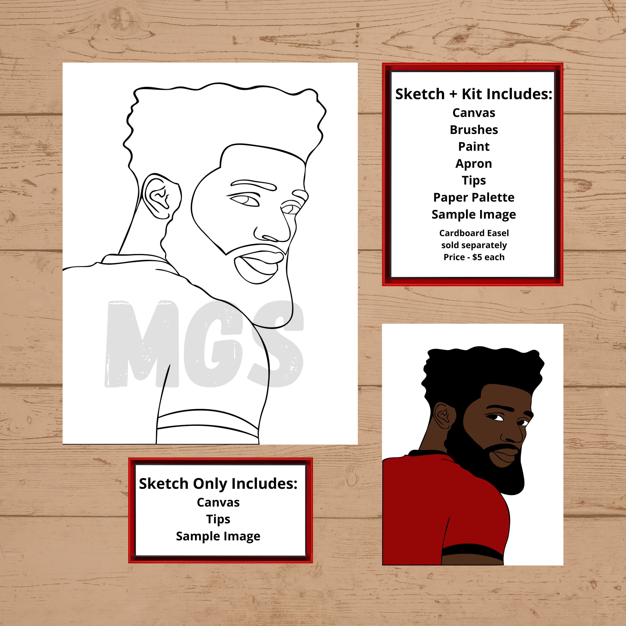 Bae / Pre-drawn Canvas / Pre-sketched Canvas / Outlined Canvas - Etsy