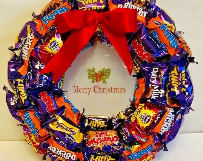 Christmas Sweet Wreath Novelty Sweets and Chocolates Gift ...