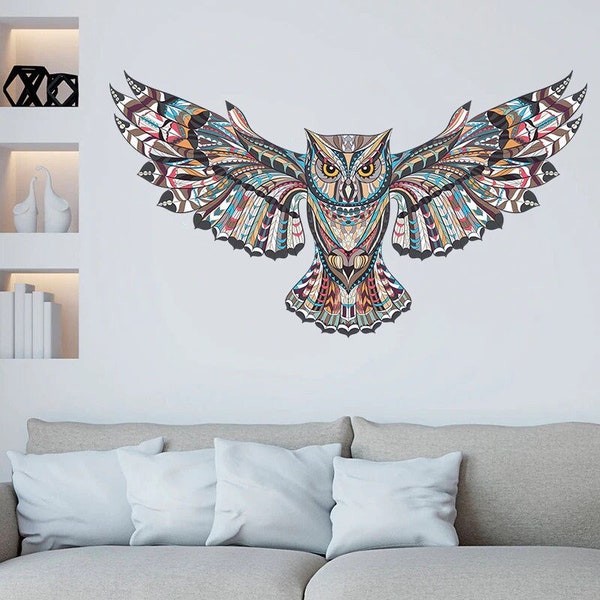 Owl Wall Decal - Etsy