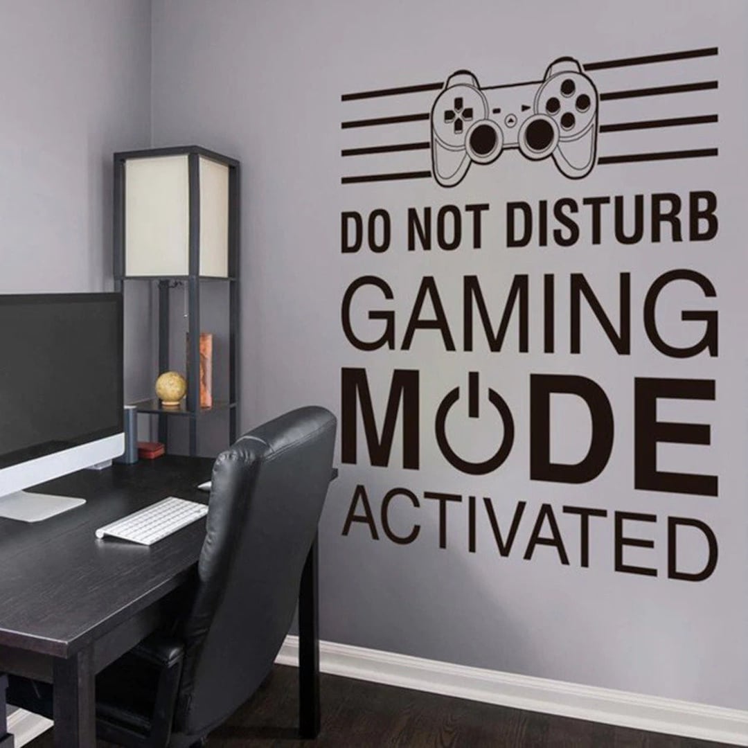Gamer Wall Decor, Gaming Room Wall Decal, Wall Stickers for Gaming Room ...